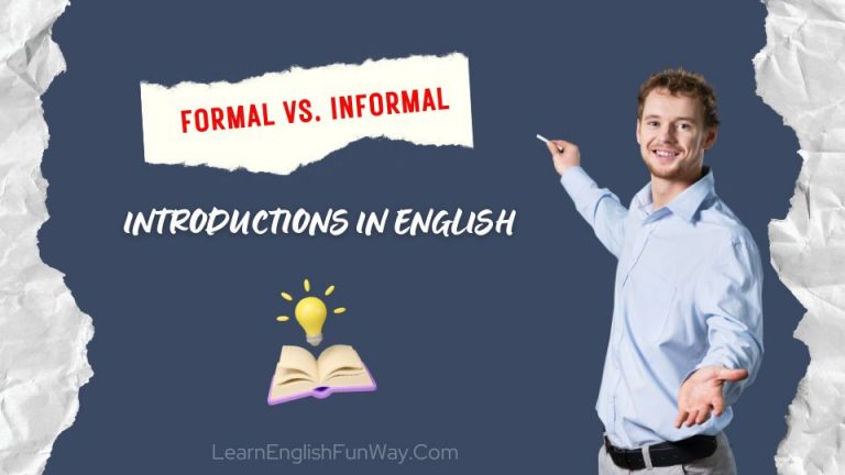 Basic Greetings and Introductions in English