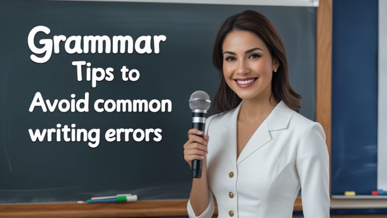 Grammar Tips to Avoid Common Writing Errors